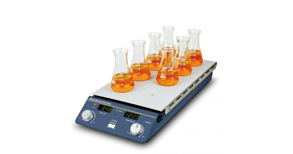 8-Position Digital Hot Plate Stirrer | BT Lab Systems