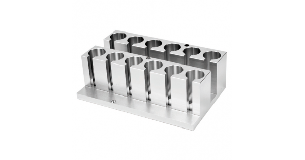 Heating block for 12 x 20mm tubes for nitrogen evaporator | BT Lab Systems