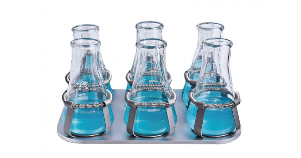 Shaking platform for 6 x 250ml flasks for Orbital shakers | BT Lab Systems
